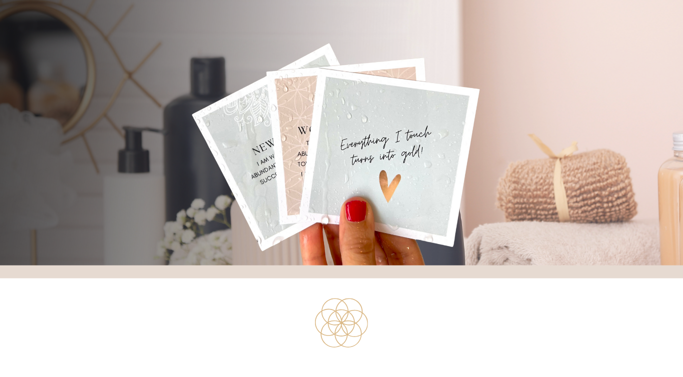 Affirmation Shower Cards